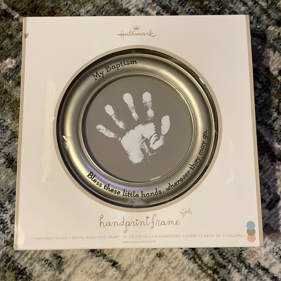 Hallmark | Accents | Brand New In Box Hallmark My Baptism Handprint ...